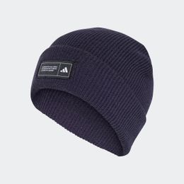 Damen Beanie "ESS BEANIE CUFF", blau, adidas Performance, Obermaterial: 100% Polyacryl, Mützen, Strickmütze