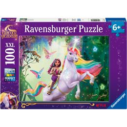 Ravensburger Jungen Puzzle "Unicorn Academy, Sophia und Wildstar", bunt, B:49cm H:36cm, Puzzles, 100 XXLTeile; Made in Germany