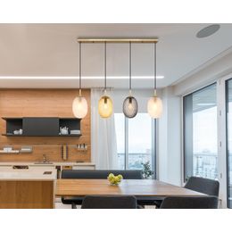 Globo LIGHTING H&auml;ngeleuchte "DEVIN", H: 120cm, 1 Stk., bunt, Wohnzimmer, Leuchten, H&auml;ngelampe Esszimmer-Leuchte Esstischleuchte Wohnzimmer