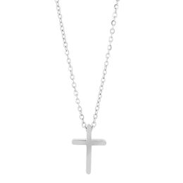 Adelia´s ADELIA ́S Damen Kette mit Anhänger "Neuheit 2025 - Unisex Edelstahl Halskette mit Anhänger Kreuz", unbekannt, Edelstahl, silber, Edelstahl, Halsketten