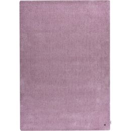 Hochflor-Teppich Tom Tailor HOME, B:85cm H:25mm L:155cm, rosa, Polyester, Teppiche, "Shaggy Teppich Cozy", Uni Farben, auch in Pastell Farben, weich