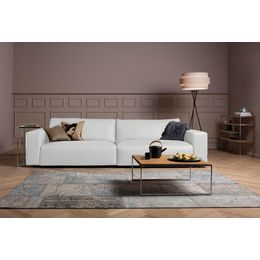 Big-Sofa Musterring, B:292cm H:81cm T:124cm, grau, Flachgewebe FLORIS (100% Polyester);Flachgewebe VALMONT (60% Baumwolle/ 40% Leinen);Microfaser