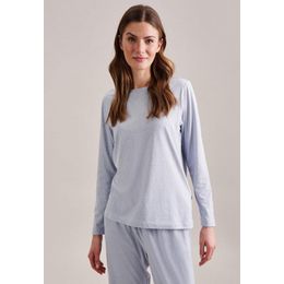 Seidensticker Damen Pyjama "Schwarze Rose", Gr. XLhellblau, 50% Polyester 38% Baumwolle 12% Viskose, unifarben, Homewear-Sets