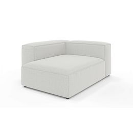 Ottomane OTTO HOME, B:130cm H:72cm T:160cm, beige, 100% Polyester, Sofas, "XL HAILY links/rechts bestellbar, extra tief, Maße B/T/H: 130/160/72cm",