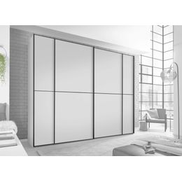 Schwebet&uuml;renschrank STAUD, B:249cm H:222cm T:68cm, wei&szlig;, Holzwerkstoff, Schr&auml;nke, "Sonett 200 G, Made in Germany", mit vier verschiedenen