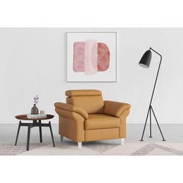 Sit & More Sessel SIT & MORE, B:101cm T:93cm, gelb, Luxus-Microfaser ALTARA NUBUCK (100% Polyester);Struktur (100% Polyester);Flachgewebe (90% Polyester; 10%