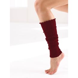 w&auml;schepur W&Auml;SCHEPUR Damen Stulpensocken, rot, 100% Polyacryl, Socken