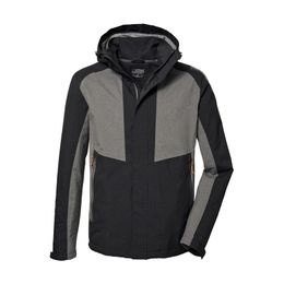 Killtec Damen Outdoorjacke "KOS 54 MN JCKT", grau, Gr. M, Oberstoff: 100% Polyester, Futter: 100% Polyester, Jacken, Wind- und wasserdichte