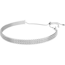 Swarovski Damen Choker "Schmuck Geschenk Matrix Halsband", Metall, L: 42,5 B: 11mm, silber, Metall, B:11mm, Halsketten, mit Swarovski Kristall