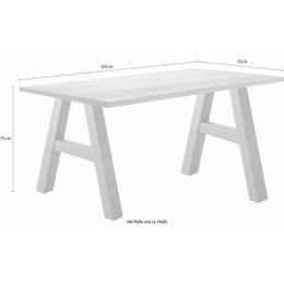 M&auml;usbacher Schreibtisch M&Auml;USBACHER, B:120cm H:75cm T:70cm, grau, B&uuml;ro, Tische, "Mio"
