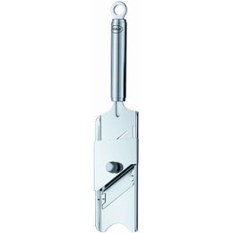 R&ouml;sle R&Ouml;SLE Gem&uuml;sehobel, L:28cm, silber, K&uuml;chenreiben, Gourmethobel f&uuml;r Parmesan, Tr&uuml;ffel oder Pilze, stufenlos verstellbar