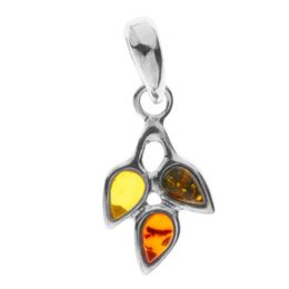 OSTSEE-SCHMUCK Damen Kettenanh&auml;nger "OSTSEE-SCHMUCK Anh&auml;nger Greta Anh&auml;nger Greta", 24 x 11mm, Silber 925 (Sterlingsilber), 1,2 g, wei&szlig;, Silber 925