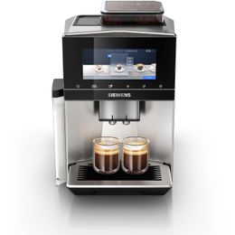 Siemens Kaffeevollautomat "EQ900 TQ903D43, intuitives 6,8" TFT-Display, Geräuschreduzierung", B:31,5cm H:39cm T:47cm, silber, Kaffeevollautomaten,