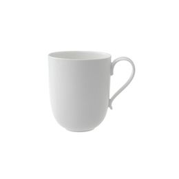 Villeroy & Boch VILLEROY & BOCH Becher "Latte Macchiato Becher New Cottage Basic 370 ml weiß", weiß, Trinkgefäße