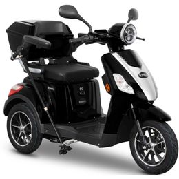 Rolektro Elektromobil "E-Trike 25 V.2, Blei-Gel-Akku", B:70cm H:95cm L:150cm, schwarz, Elektromobile