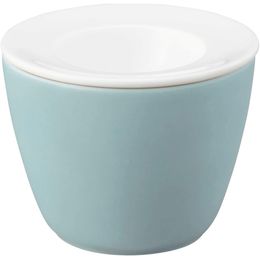 Eierbecher Seltmann Weiden "Life Fashion, Snack and Egg, 2-teilig", gr&uuml;n chic, H:5,5cm &Oslash;:6,8cm, Porzellan, Eierbecher, zwei Teile einzeln verwendbar