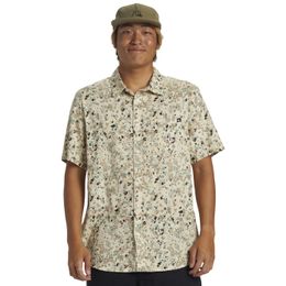 Quiksilver Herren Kurzarmhemd "Fairway Classic", weiß, Gr. XS, 54% Hanf, 44% Baumwolle, 2% Elasthan, Hemden
