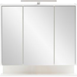 Spiegelschrank Inosign, B:74,5cm H:71,4cm T:16cm, wei&szlig;, Badezimmer, Schr&auml;nke, "List", Breite 74,5 cm