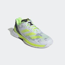 Herren Tennisschuh "DEFIANT SPEED 2", adidas Performance, Gr. 45, wei&szlig;, Synthetik, Textil, Schuhe