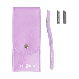 AILORIA Damen Augenbrauenrasierer "Dermaplaning-Set GLOW TOUCH"lila, Rasierer