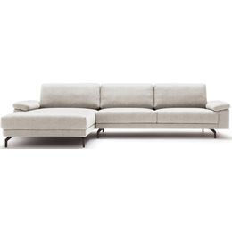 Ecksofa, B:294cm H:95cm T:178cm, grau, CREATION BY ROLF BENZ, Wohnzimmer, Sofas, "CR.450 elegantes Designsofa mit hohem Sitzkomfort"