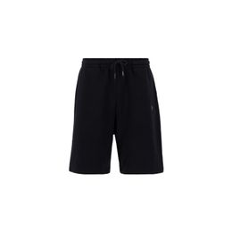 Herren Shorts "Alpha Essentials RL Shorts", schwarz, Gr. S, Alpha Industries, Obermaterial: 70% Baumwolle, 30% Polyester, Hosen