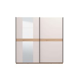 Schwebet&uuml;renschrank Inosign, B:220cm H:217cm T:62cm, beige, Kunststoff, MDF, Metall, Spanplatte, Schr&auml;nke, "Modena, Breite 220 cm, FSC-zertifiziert,