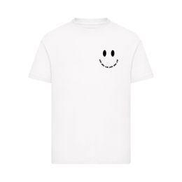 Merchcode Mädchen T-Shirt "Merchcode Kids Good Vibes Club - Basic T-Shirt"weiß, Gr. 158, bedruckt, 100% Baumwolle, Shirts