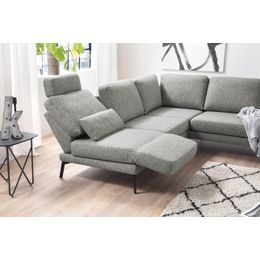 Ecksofa 3C CANDY, B:288cm H:87cm T:223cm, grau, 54% Polyacryl, 46% Polyester, Wohnzimmer, Sofas, "Kairo Multifunktion-Sofa, bequem und viele
