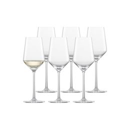 ZWIESEL GLAS Weißweinglas "Riesling Weißweingläser Pure 300 ml 6er Set transparent", 6 tlg., transparent, Trinkgefäße