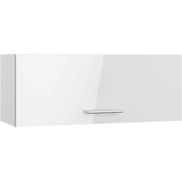 Klapph&auml;ngeschrank Optifit, B:90cm H:35,2cm T:34,9cm, wei&szlig;, Spanplatte, Schr&auml;nke, "Klara", Breite 90 cm