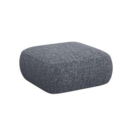 Pouf FLEXLUX, B:91cm H:46cm T:91cm, grau, Poufs, "Torino, rund, bodennah, Sitzhocker, Polsterhocker", Modernes, organisches Hocker-Design,