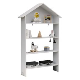 Standregal Vcm, weiß, Wohnzimmer, Regale, "Holz Kinderregal Bücherregal Kinder Regal Malusa"