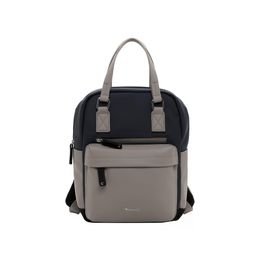 Tamaris Damen Rucksack "Rucksack TAS Gianna", blau, Obermaterial: 60% Polyurethan PU. 40% Polyester PES., Rucks&auml;cke