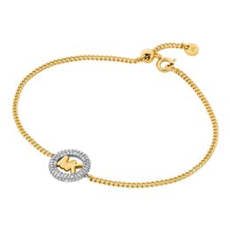 Michael Kors Damen Armband "Schmuck Geschenk Metall Armkette PREMIUM", 21,5cm,mit Zirkonia, Metall, gold, Metall, Armb&auml;nder, wahlweise mit oder ohne