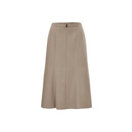 GOLDNER Damen A-Linien-Rock "Professlan-Rock - Tragekomfort der Extraklasse", beige, Gr. 38, Obermaterial: 70% Polyester PES. 25% Viskose CV. 5%