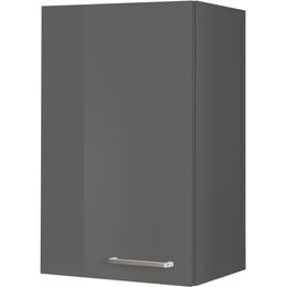 H&auml;ngeschrank Nobilia, B:45cm H:72cm T:37,2cm, grau, K&uuml;che, Schr&auml;nke, ""Flash", Ausrichtung w&auml;hlbar, vormontiert", in drei Breiten: 30, 45 und 60 cm,