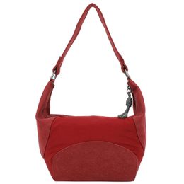 Damen Henkeltasche "Sky Mix Anthra Black", Fritzi aus Preussen, rot, Nylon, unifarben, Taschen, mit tollem, weichem Handfeel