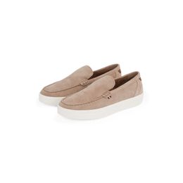 Tommy Hilfiger Herren Slipper "MODERN LIGHT HYBRID SUEDE LOAFER", Gr. 42, grau, Veloursleder, Schuhe, Plateau, Schlupfschuh, Freizeitschuh, Halbschuh