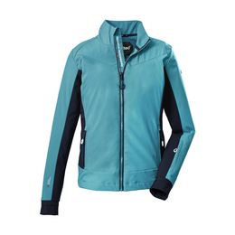 Killtec Damen Softshelljacke "KOW 102 WMN SFTSHLL JCKT", blau, Gr. 44, Oberstoff: Oberseite: 88% Polyester, 12% Elasthan, R&uuml;ckseite: 100% Polyester,