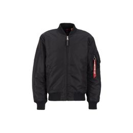 Herren Bomberjacke "MA-1 Dragon Embroidery", schwarz, Gr. L, Alpha Industries, Obermaterial: 100% Nylon, Futter: 100% Nylon, Füllung 100% Polyester,