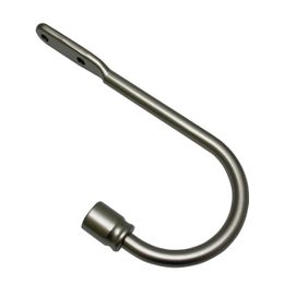 Raffspange Gardinia, silber, Metall, Raffhalter, "Raffb&uuml;gel", kombinierbar