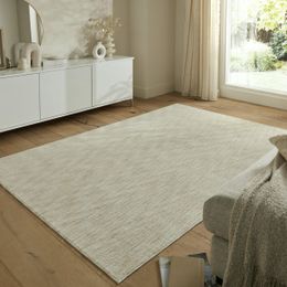 Teppich FLAIR RUGS, B:200cm H:7mm L:290cm, beige, Kunstfaser, Wohnzimmer, Teppiche, "Marly"