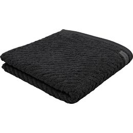 Duschtuch Ross, B:70cm L:140cm, grau, Frottier, Obermaterial: 100% Baumwolle, Handt&uuml;cher, "Smart", Uni-Rippe mit Velourslabel