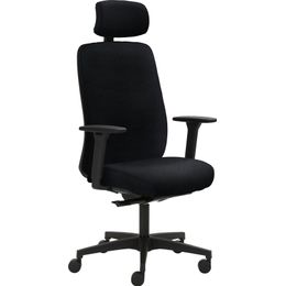 mayer Sitzmöbel Bürostuhl MAYER SITZMÖBEL, B:70cm, schwarz, Leder, Stühle, "myTRITON"