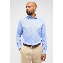 Eterna Herren Langarmhemd "MODERN FIT"blau, Gr. 43, 100% Baumwolle, Hemden, NON IRON (b&uuml;gelfrei)