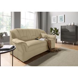 3-Sitzer DOMO collection, B:200cm H:91cm T:92cm, beige, Luxus-Microfaser (100% Polyester), mit Muster;Struktur (100% Polyester), Sofas, "Bahia,