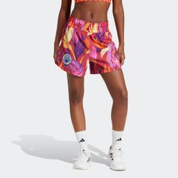 Damen Shorts "FARM SHORTS", rosa, Gr. XS, adidas Performance, Obermaterial: 100% Polyester, Hosen