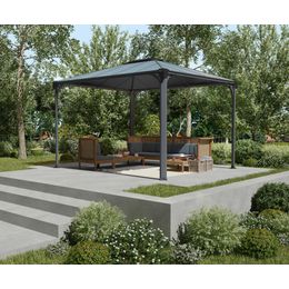 Pavillon, grau, PALRAM - CANOPIA, Garten, Pavillons, "Martinique 3600", BxT: 360x295,8 cm