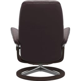 Relaxsessel stressless, B:82cm H:102cm T:72cm, rot, Leder BATICK: BATICK ist ein leicht korrigiertes, durchgef&auml;rbtes und genarbtes M&ouml;belleder, bei